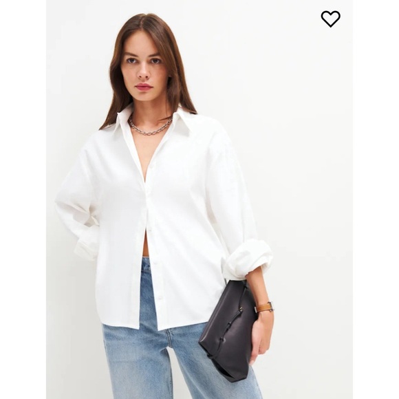 Reformation | Tops | Reformation Andy Oversized Shirt | Poshmark